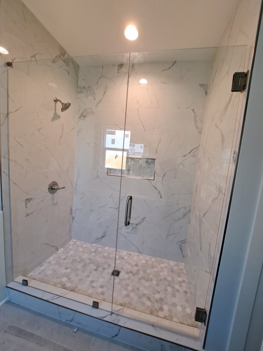 Showers & Mirrors installed by Glass Center in PCB, FL