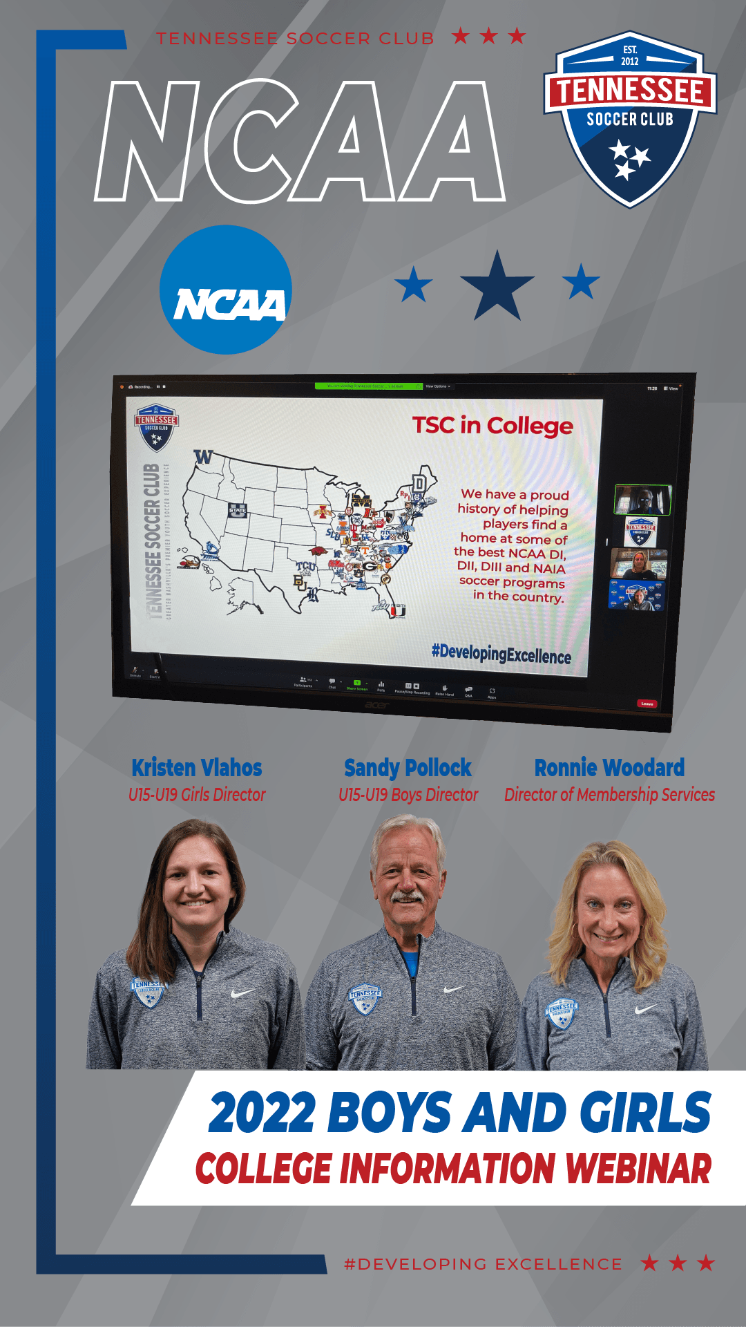 TSC Hosts Virtual Boys and Girls College Information Sessions