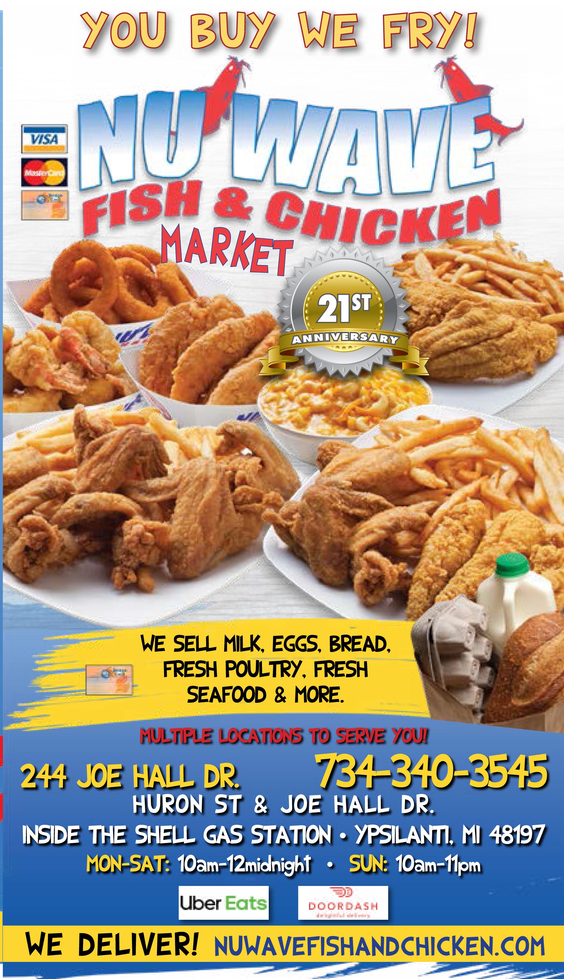 Nu Wave Fish & Chicken | 7 locations to serve you in Detroit