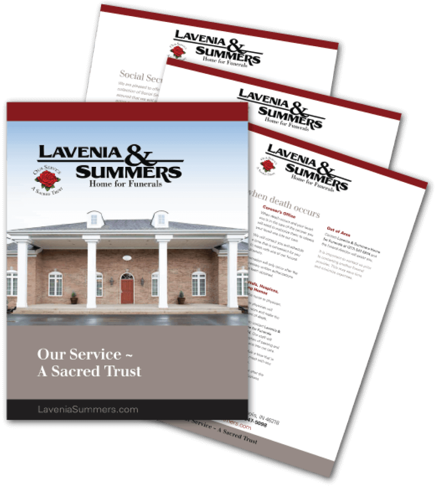 Free Planning Kit | Lavenia & Summers Home for Funerals