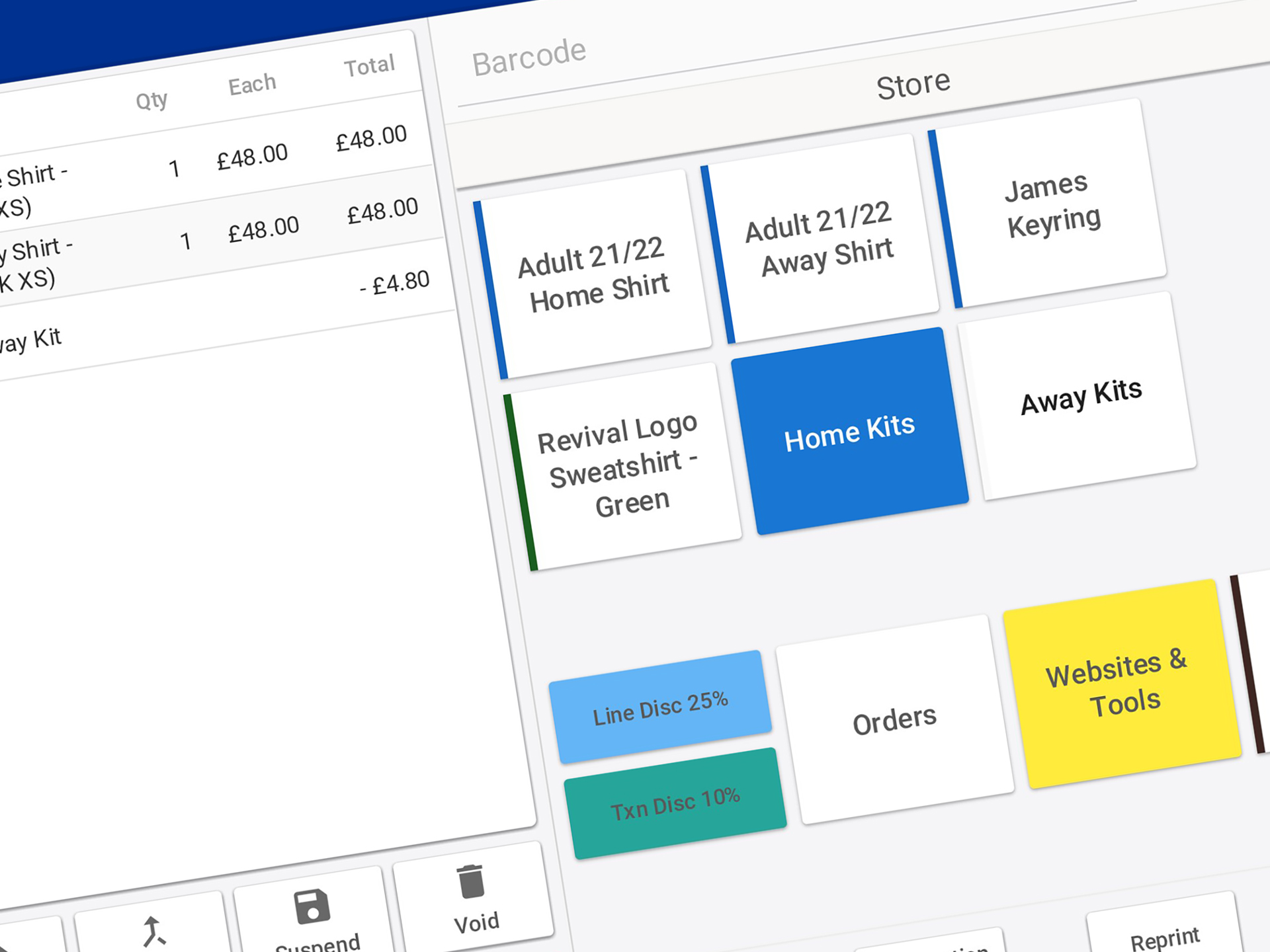 ClearCourse Sports POS