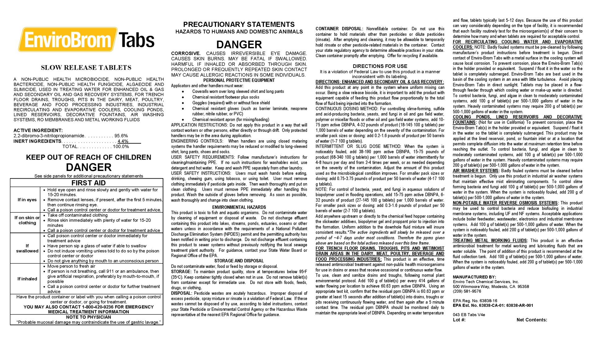 EnviroBrom Tabs