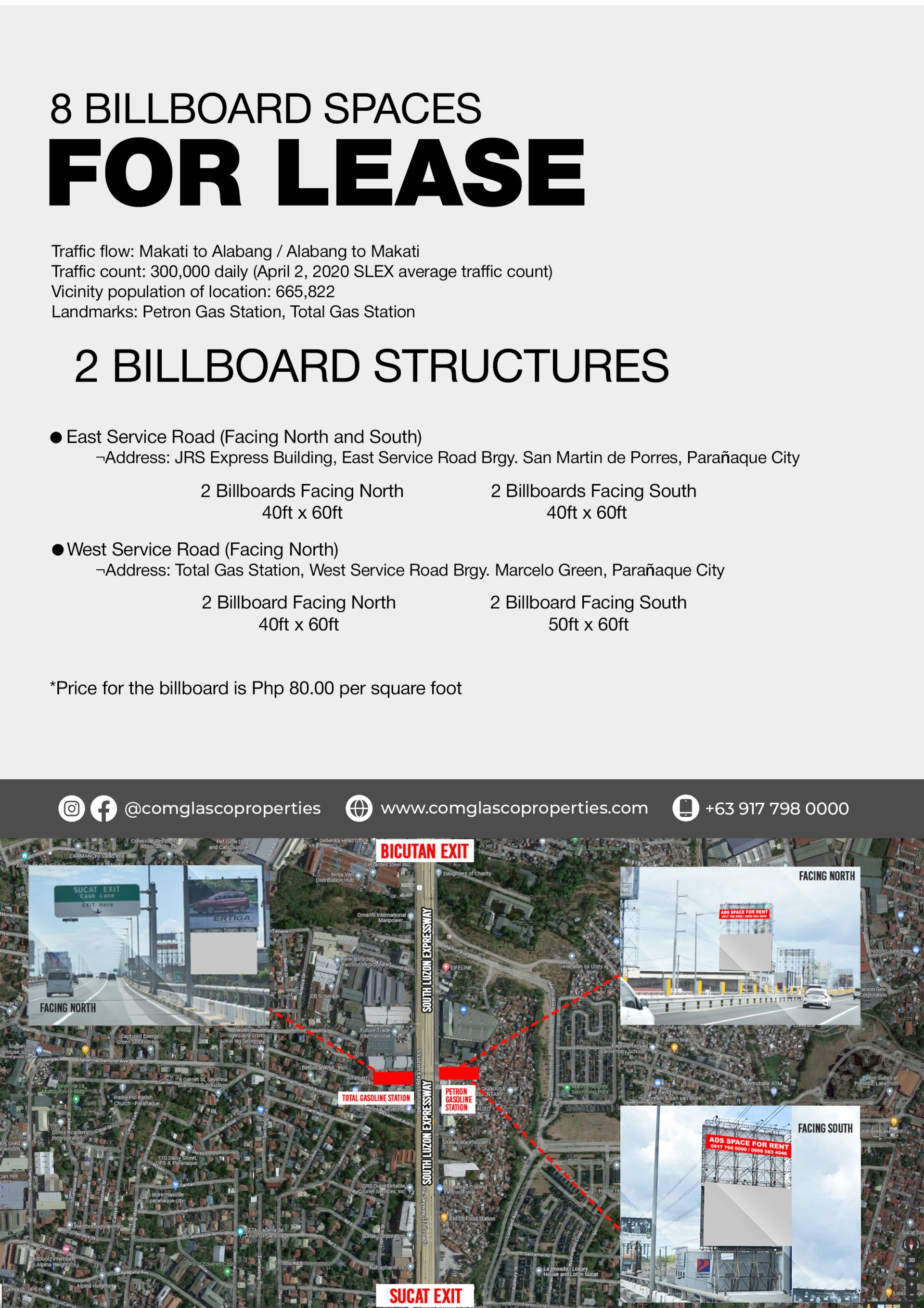 Billboards For Lease | Comglasco Aguila Properties