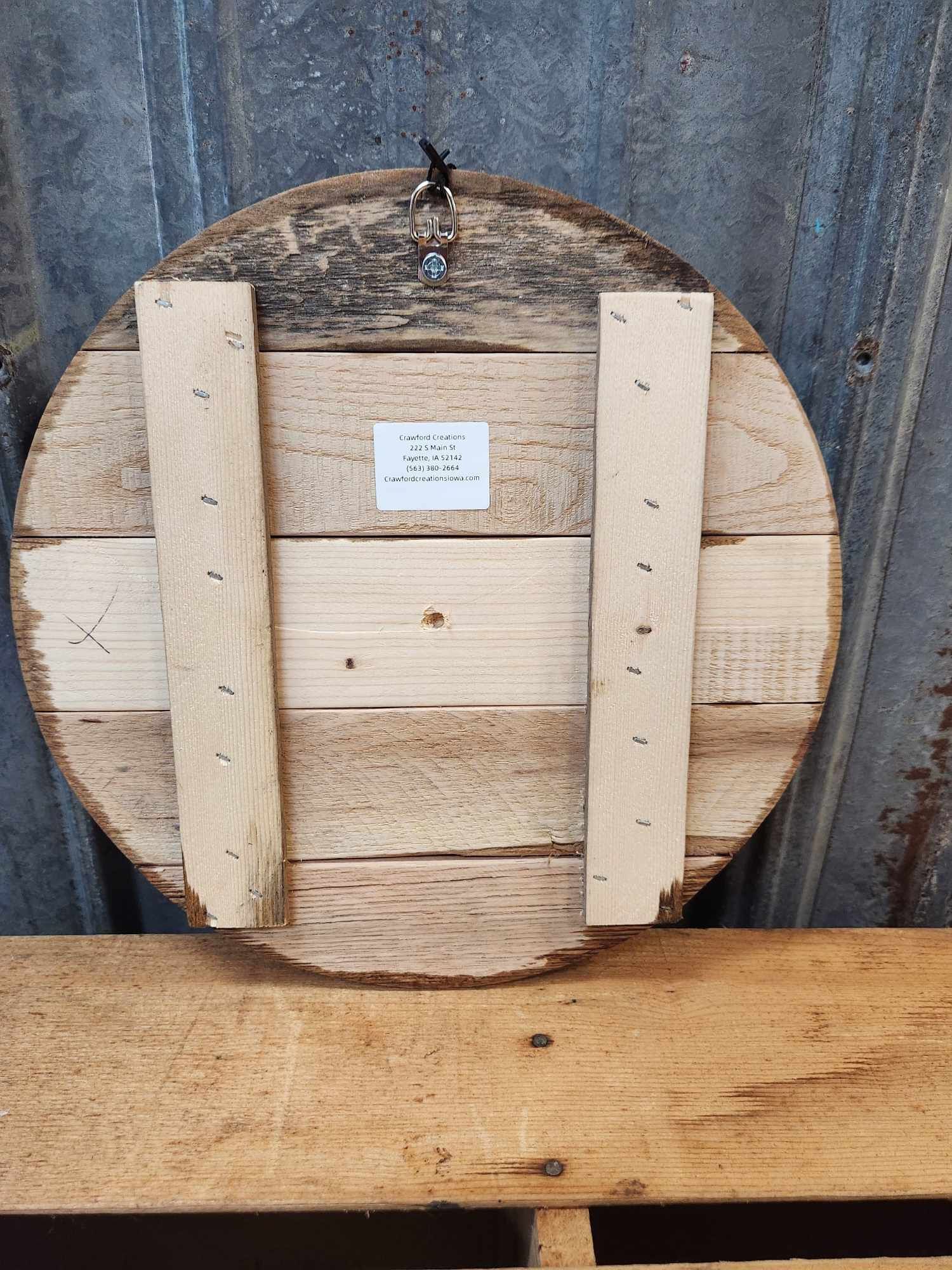 Laser cut wood signs