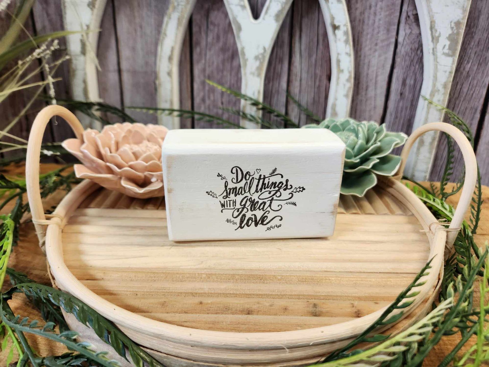 Wood Blocks with Quotes