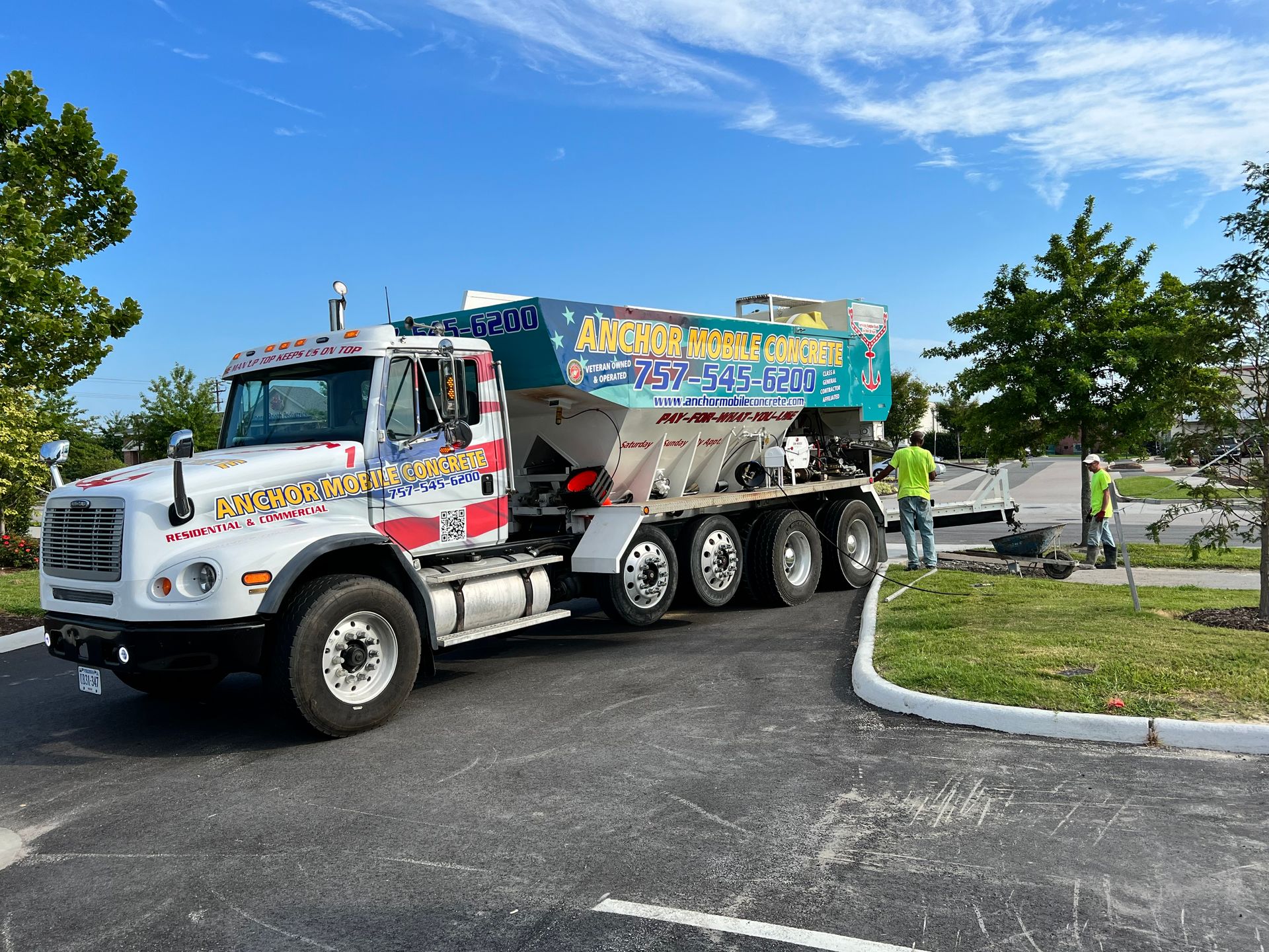 Concrete in Williamsburg, VA | ANCHOR, "THE CONCRETE MAKER"