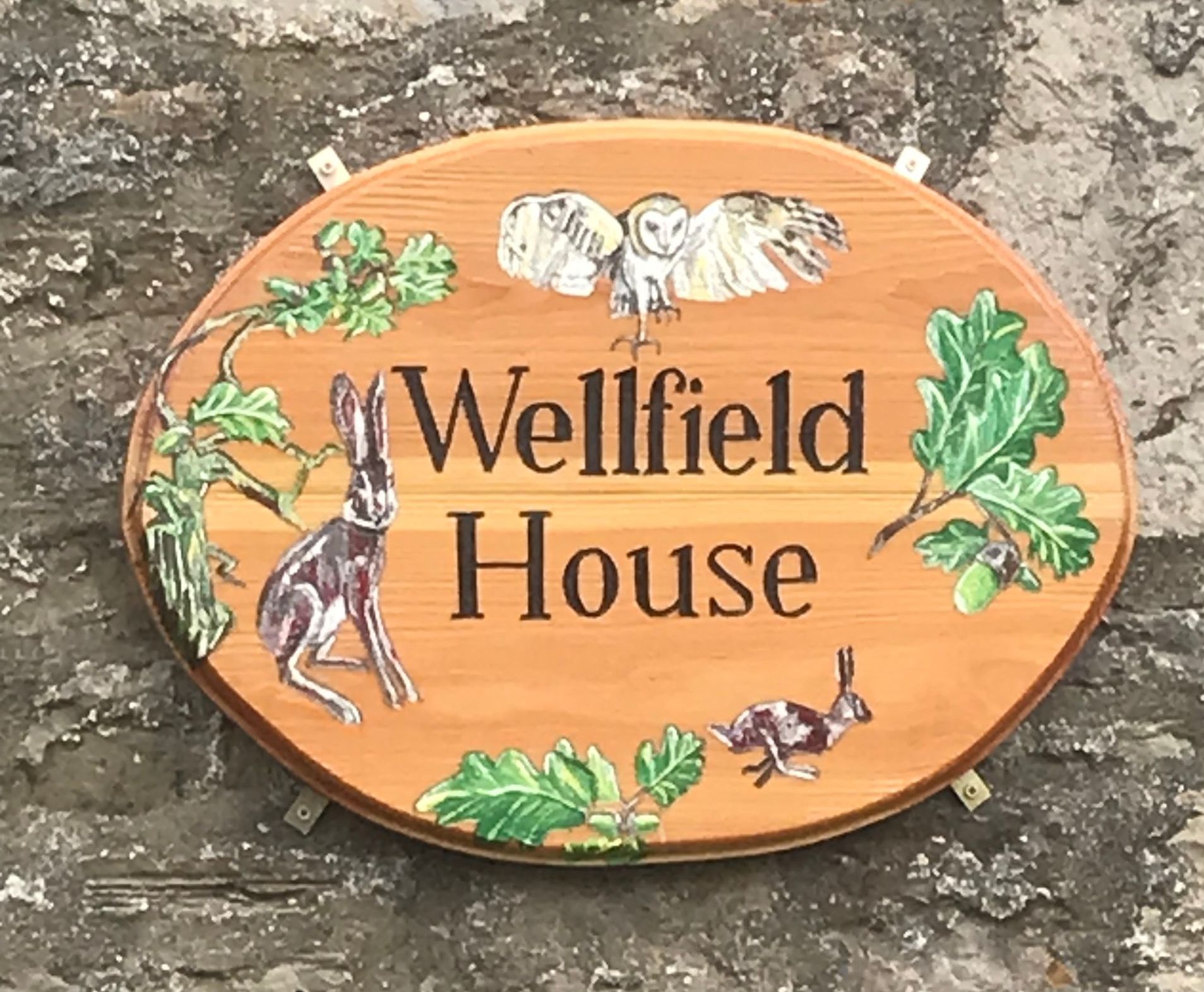 British Wooden House Signs | Personalised House Signs