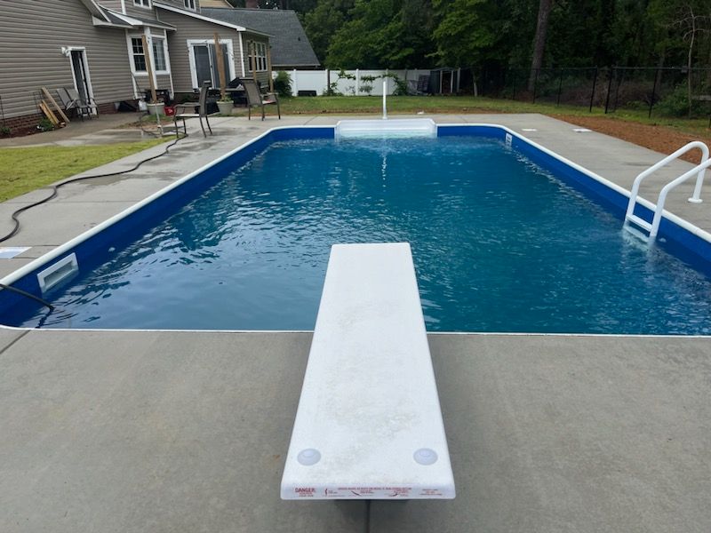 Inground Pool Installation | Fayetteville, NC | Chapman-Wilson Pools ...