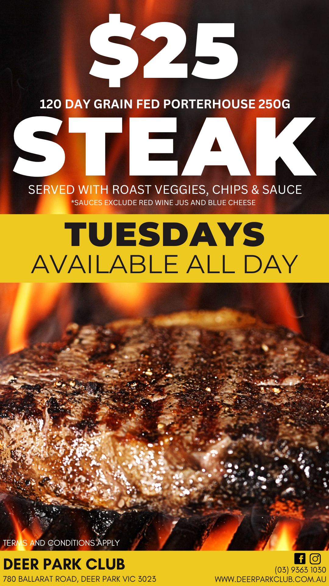 Weekly Food Offers | DEER PARK CLUB | Deer Park