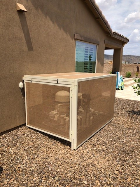 Shades for Pool Equipment | Pool Equipment Shades | AZ