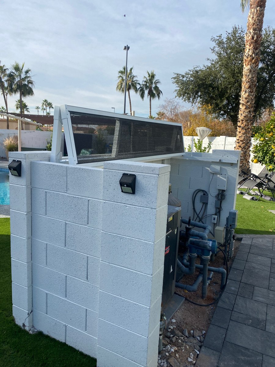 Shades for Pool Equipment | Pool Equipment Shades | AZ