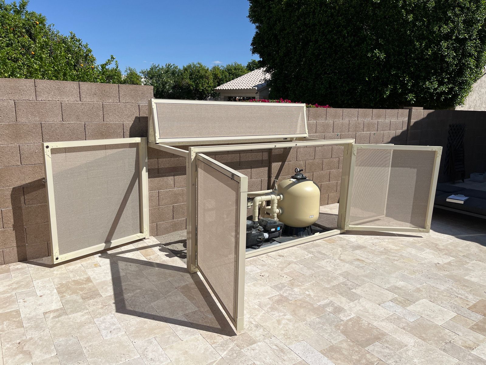 Shades for Pool Equipment | Pool Equipment Shades | AZ