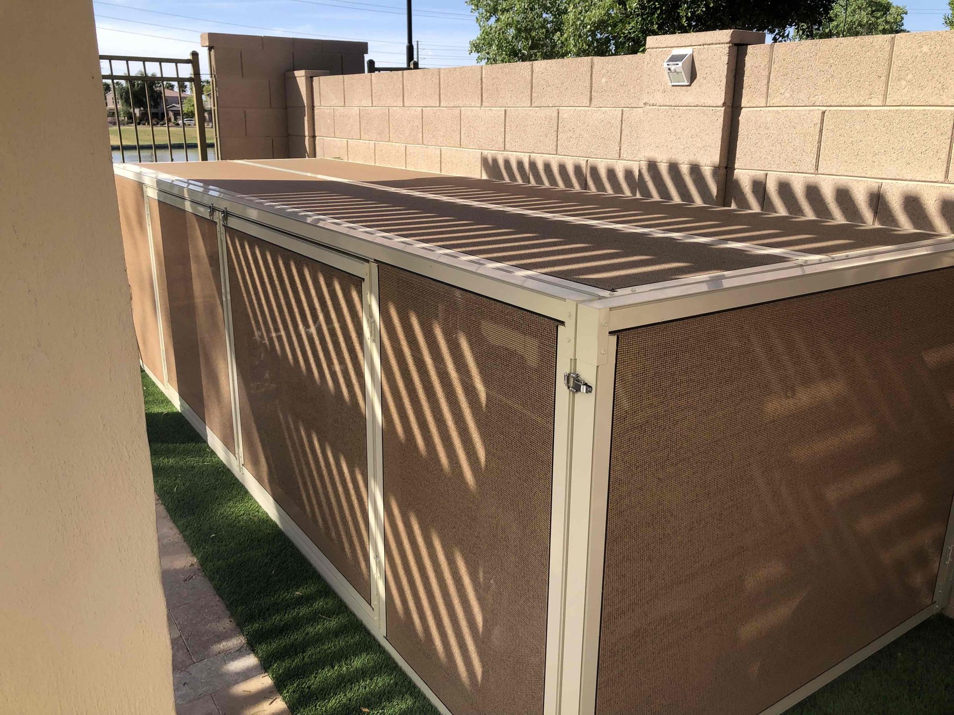 Shades for Pool Equipment | Pool Equipment Shades | AZ