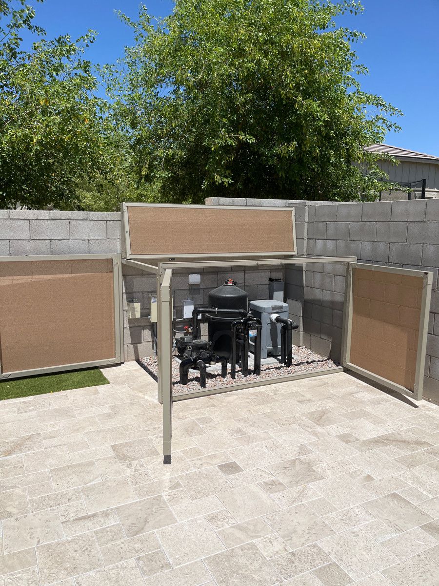 Shades for Pool Equipment | Pool Equipment Shades | AZ