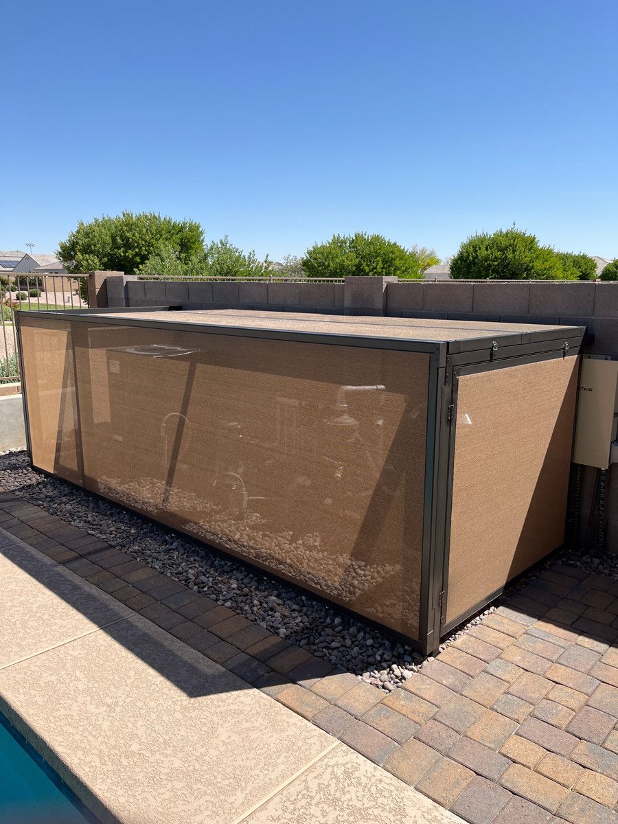 Shades for Pool Equipment | Pool Equipment Shades | AZ