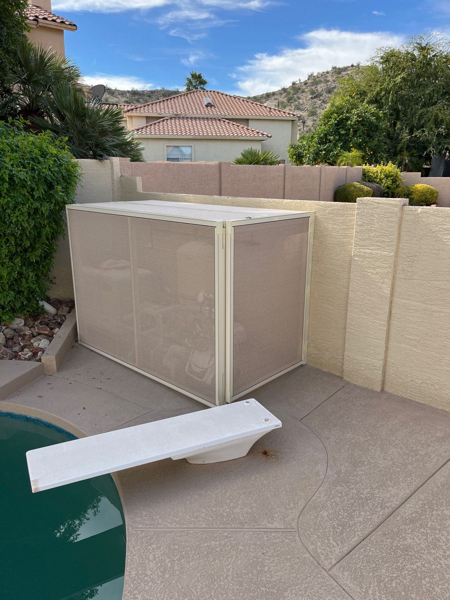 Shades for Pool Equipment | Pool Equipment Shades | AZ