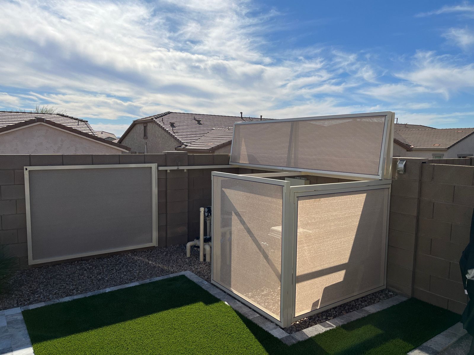 Shades for Pool Equipment | Pool Equipment Shades | AZ