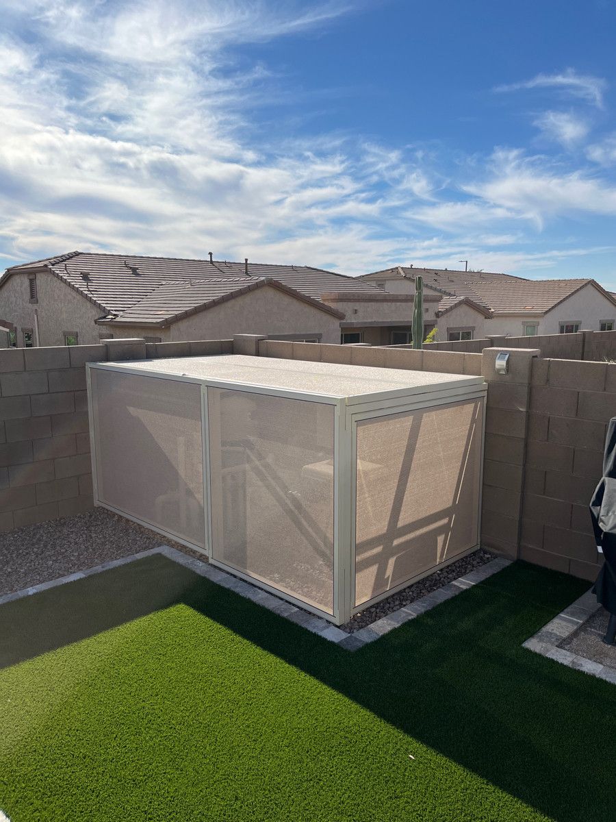 Shades for Pool Equipment | Pool Equipment Shades | AZ