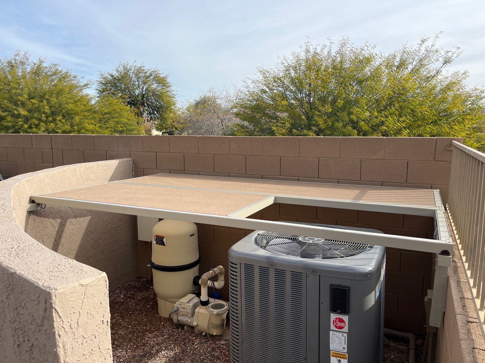 Shades for Pool Equipment | Pool Equipment Shades | AZ