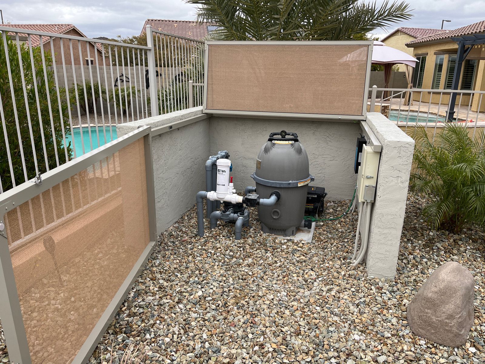 Shades for Pool Equipment | Pool Equipment Shades | AZ