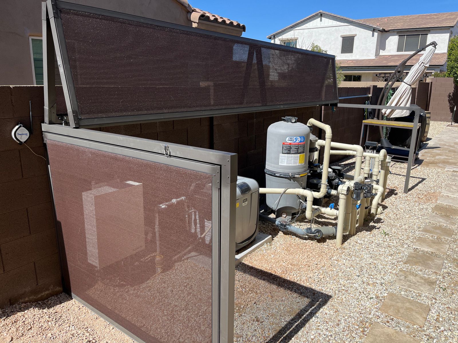 Shades for Pool Equipment | Pool Equipment Shades | AZ