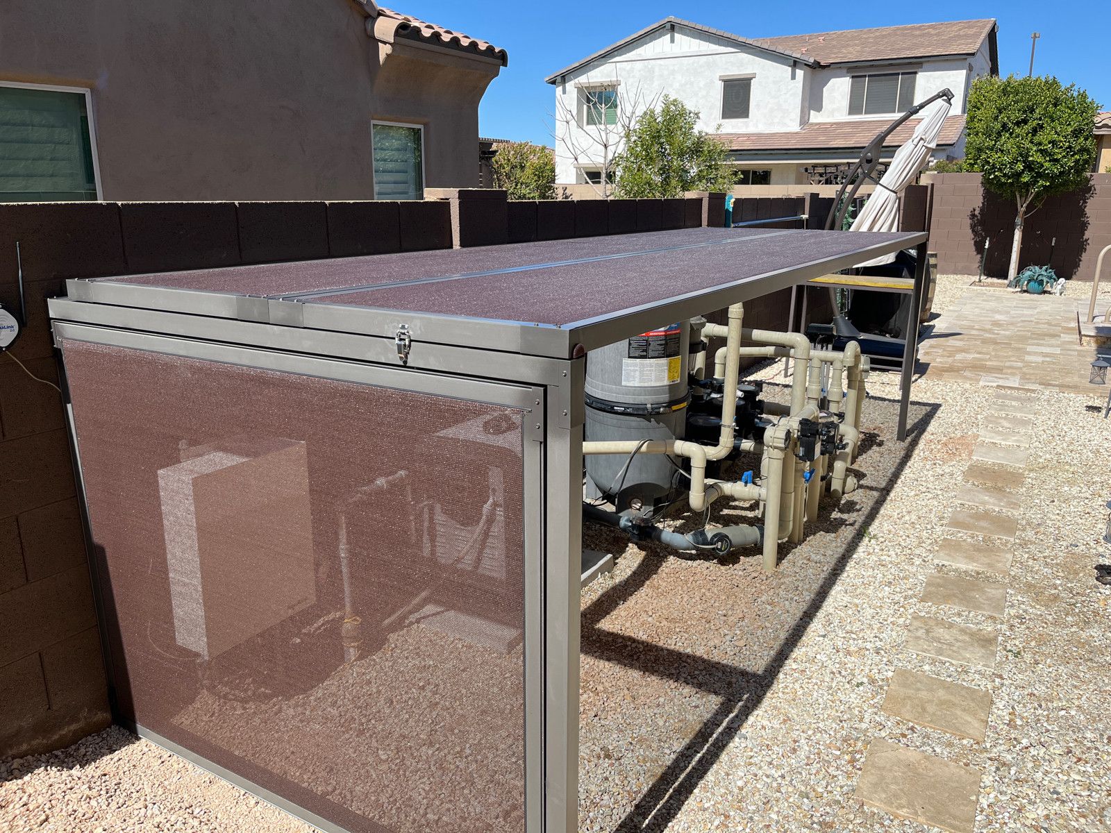 Shades for Pool Equipment | Pool Equipment Shades | AZ