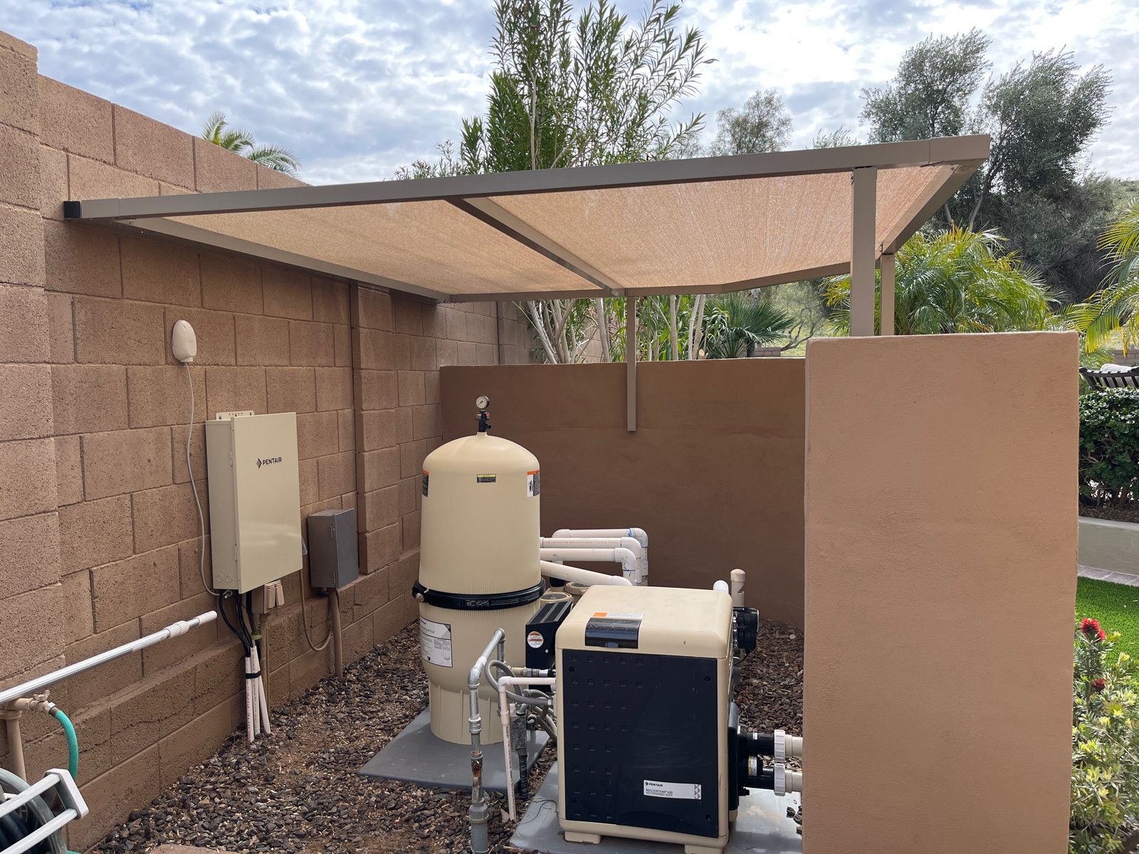 Shades for Pool Equipment | Pool Equipment Shades | AZ