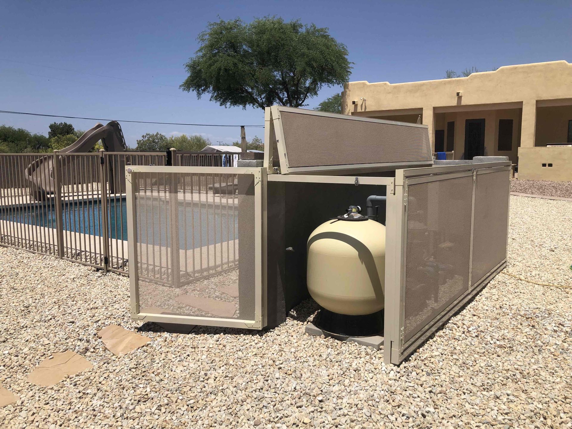 Shades for Pool Equipment | Pool Equipment Shades | AZ