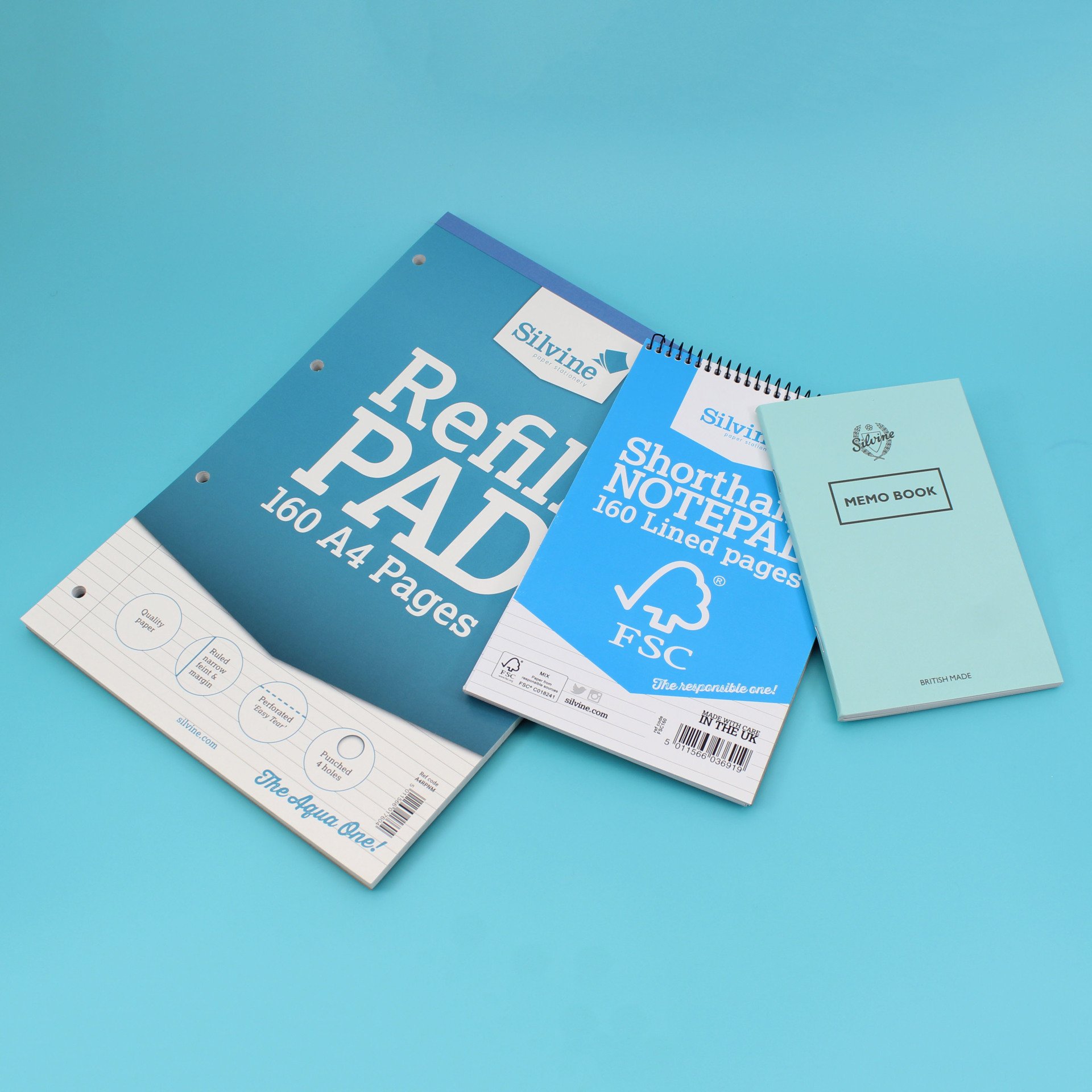 Silvine stationery products Otley, Yorkshire, UK, Sinclairs