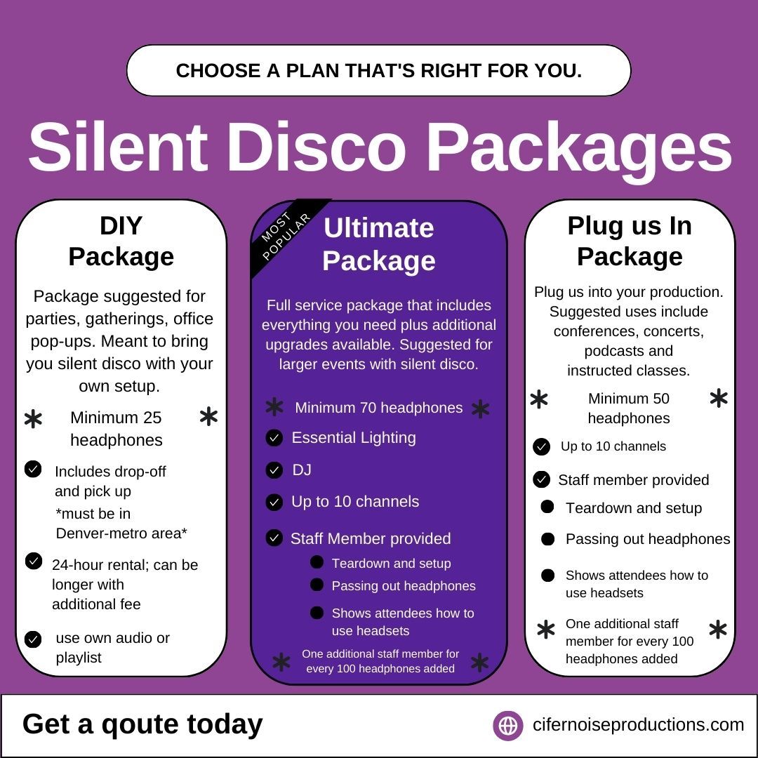 Silent Disco Packages