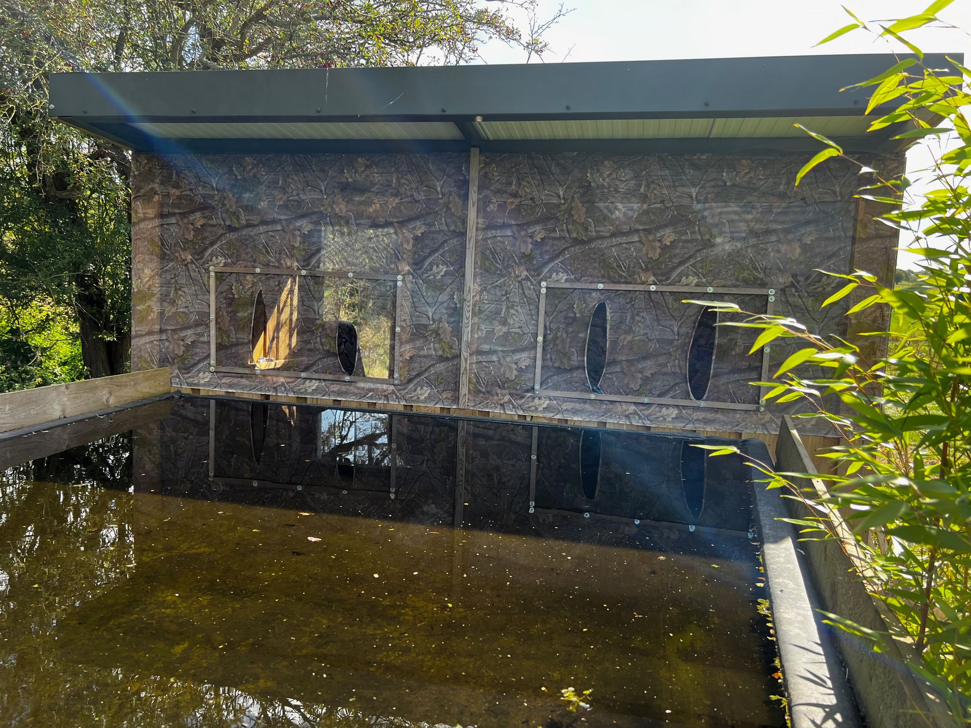Brine Pit Wildlife Photography - Reflection hide
