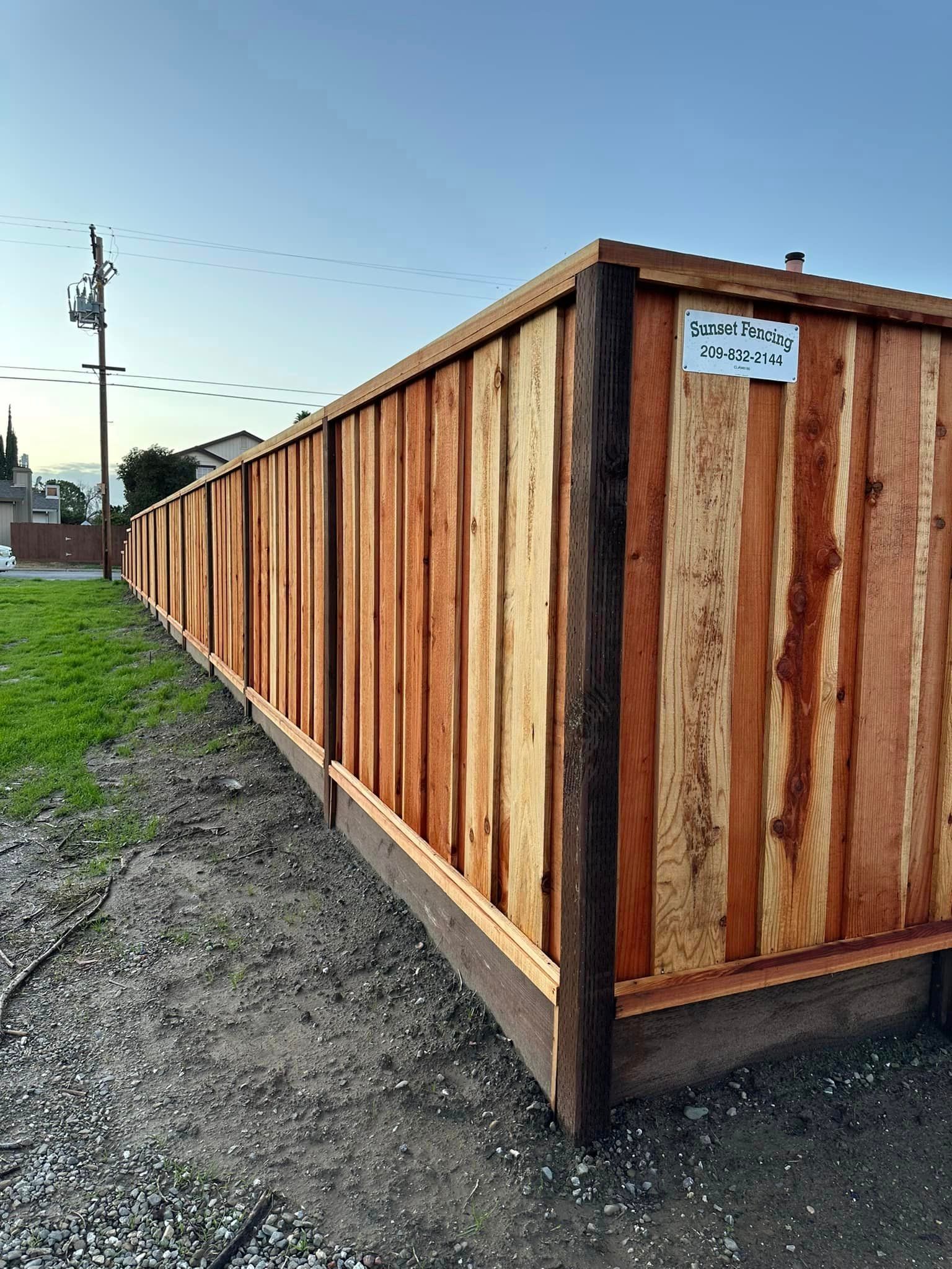Fence Project Gallery | Sunset Fencing | 209-832-2144