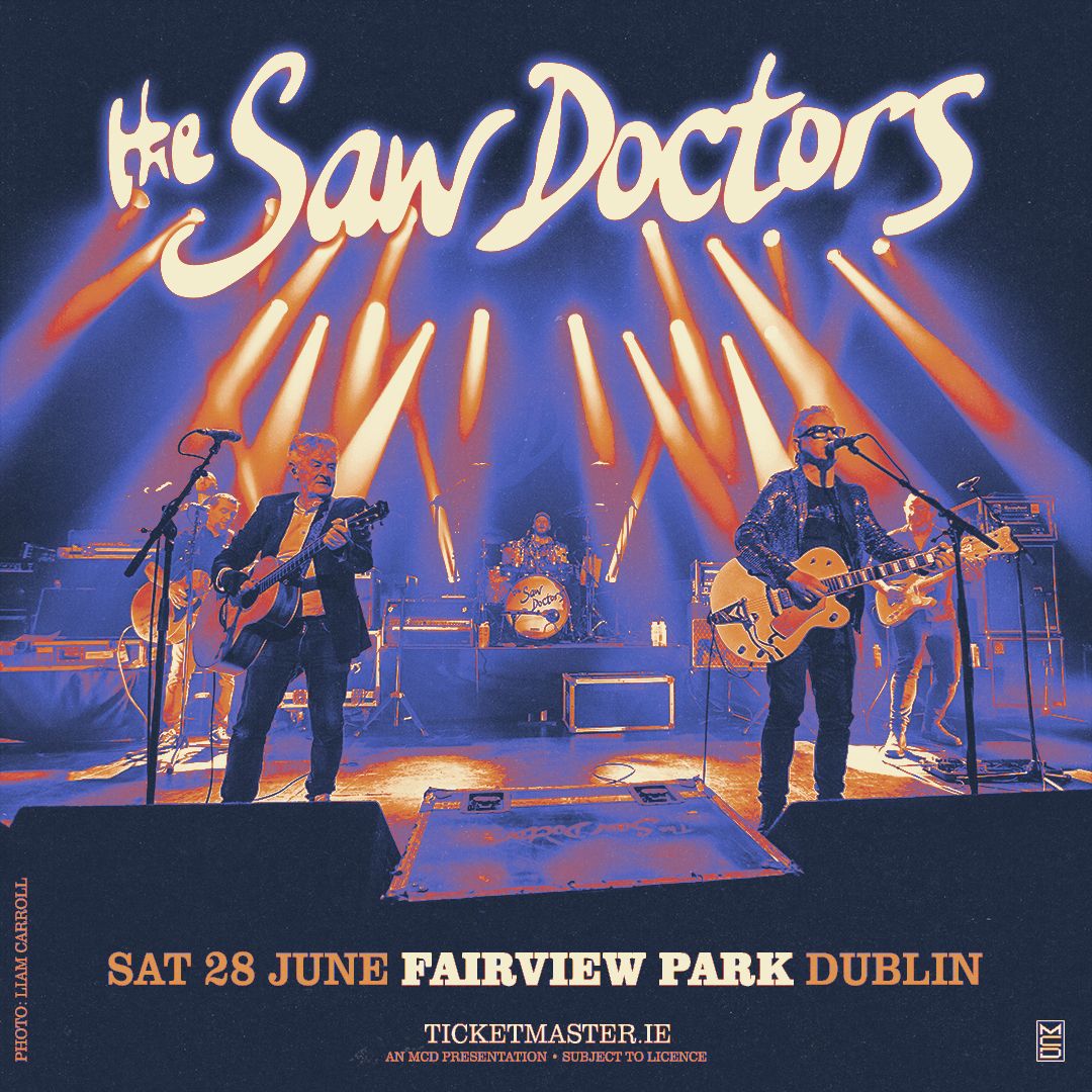 The Saw Doctors to Headline Fairview Park, Dublin 2025