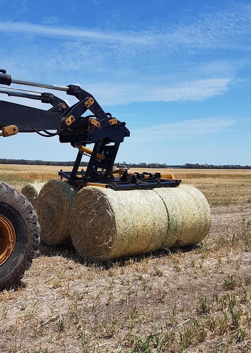 Square Bale Grab for Wheel Loaders and Telehandlers