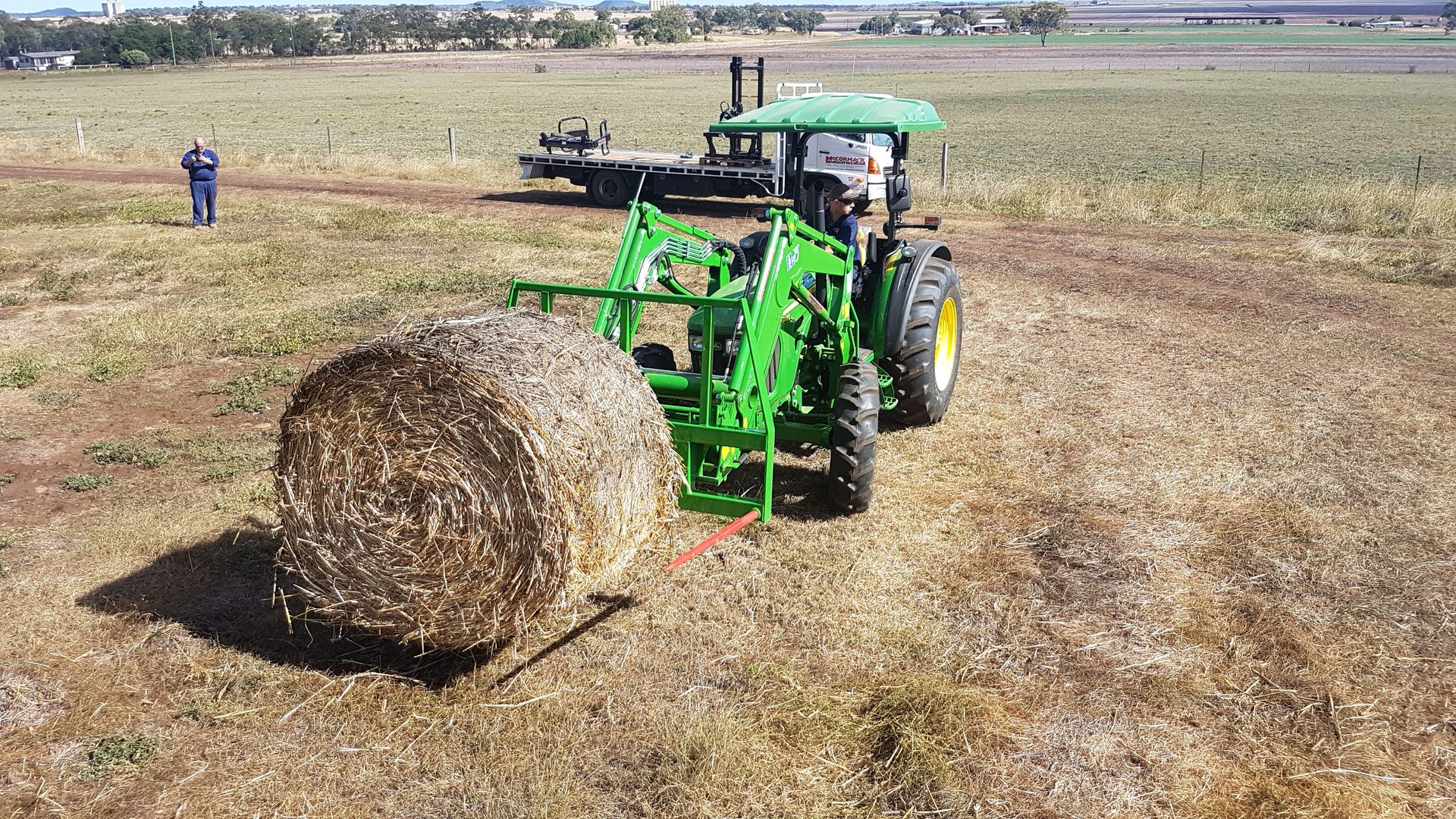 5 Spear Hay Bale Fork for Tractors, - McCormack Industries