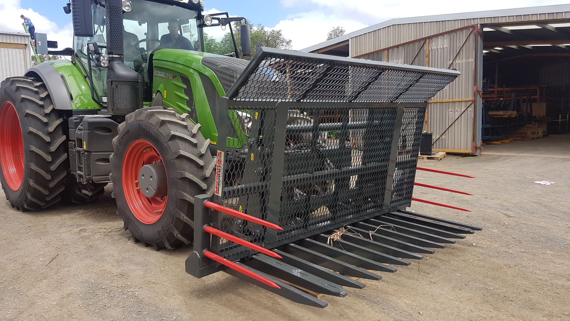 Push-off Silage Buck Rake for Tractors