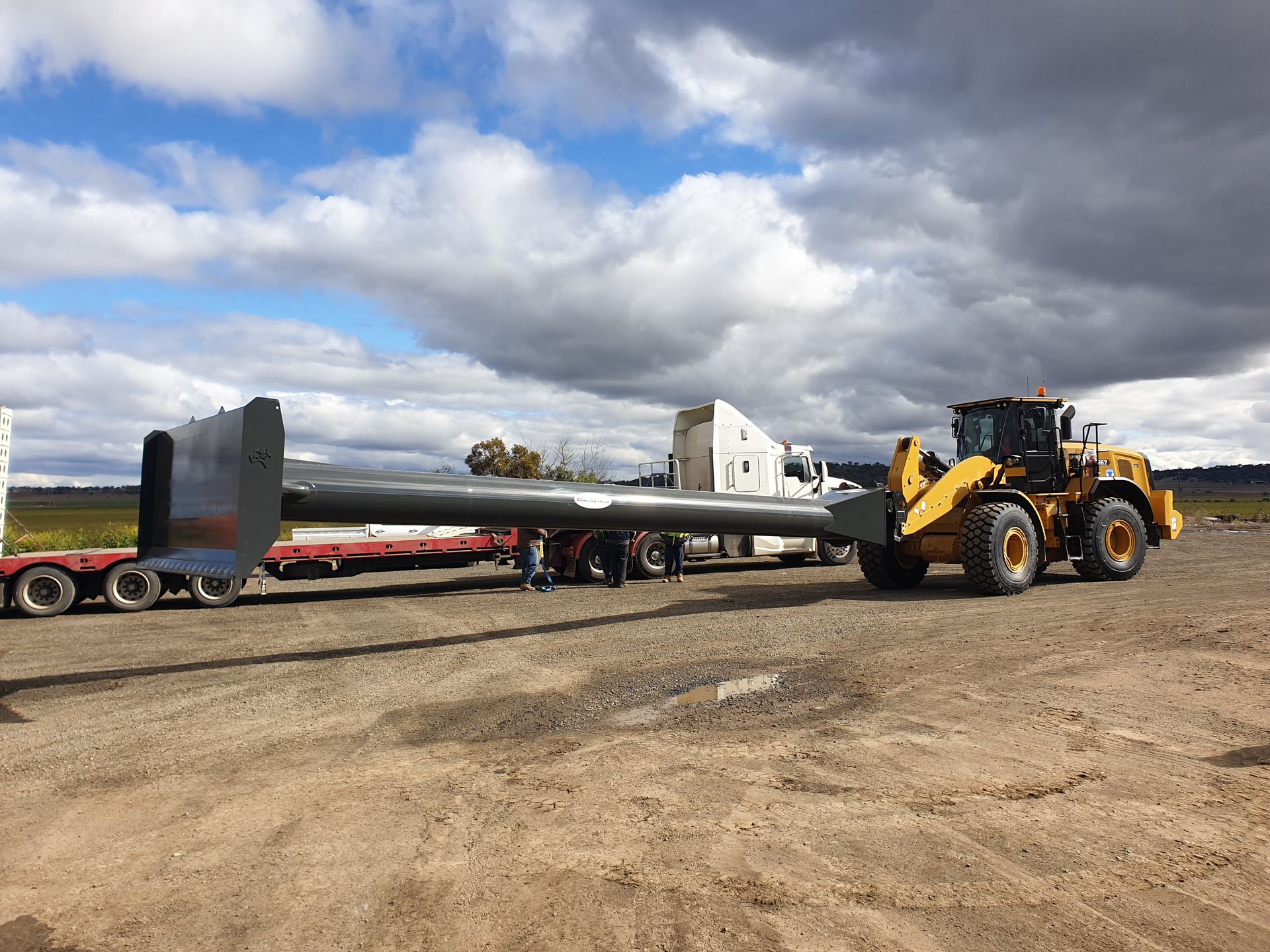 Grain Pusher for Wheel Loaders and Telehandlers