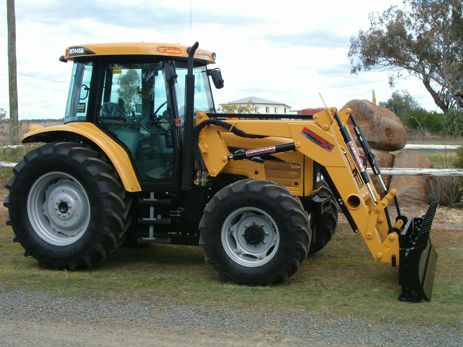 Over & Under Axle Mounted Tractor Dozer Blade Rakes