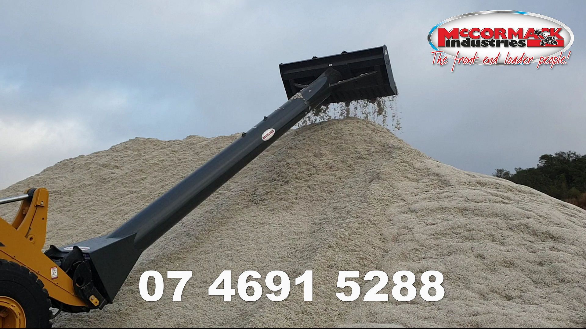 Grain Pusher for Telehandlers and Wheel Loaders