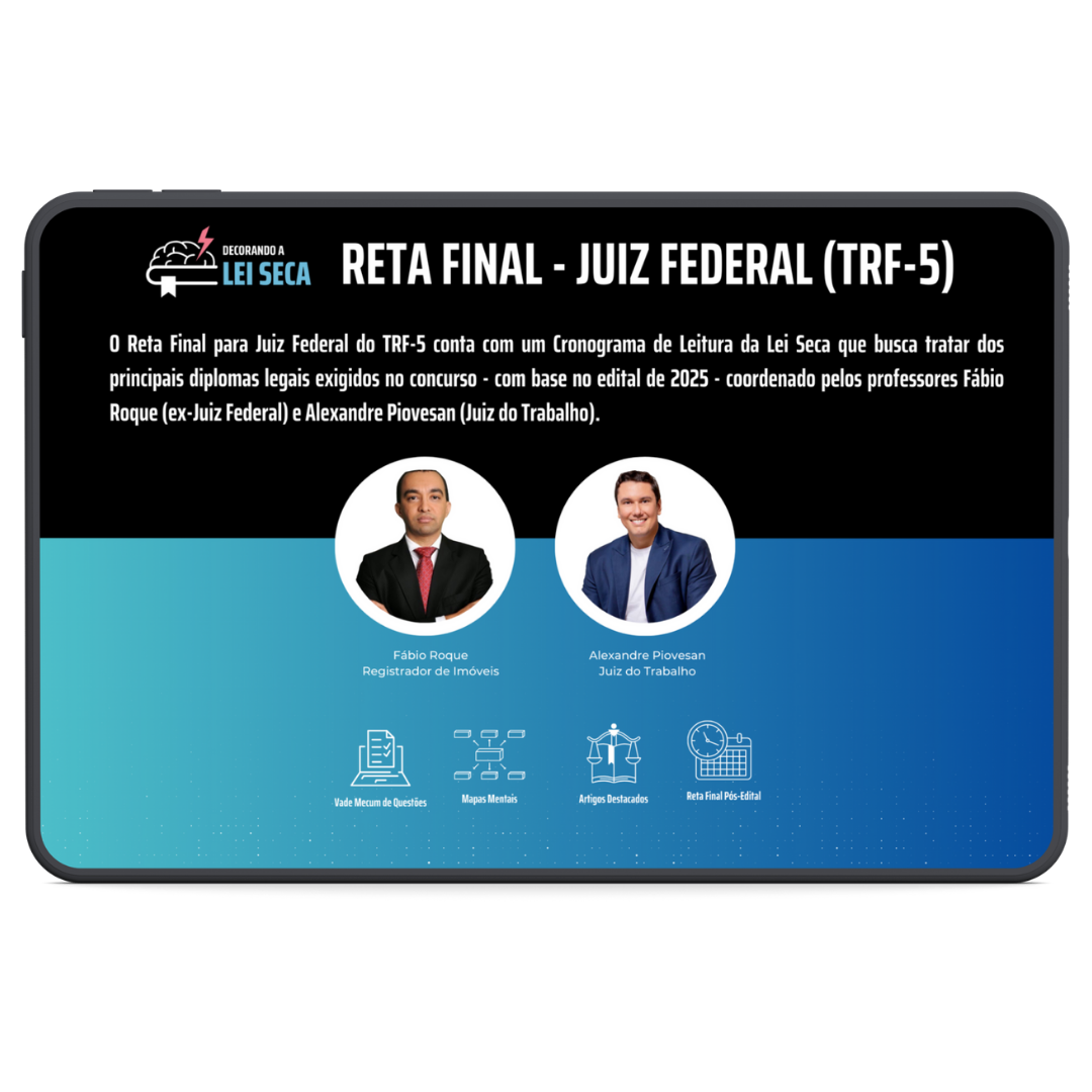 Reta Final - Juiz Federal (TRF - 5ª Região)