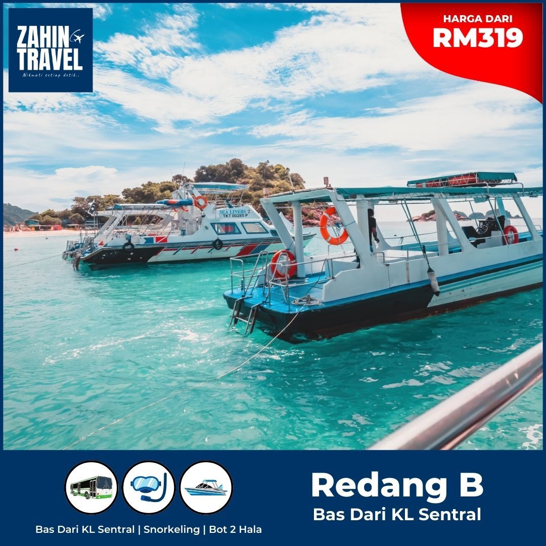 Pakej Redang Dengan Bas Dari KL Sentral. Dari RM319 Seorang
