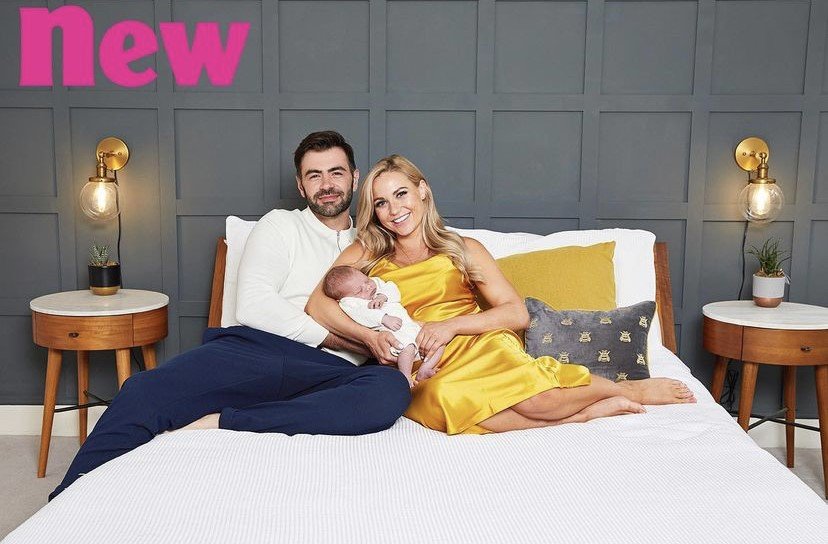 David Tag and Abi Harrison introduce baby Ruben in an exclusive ...
