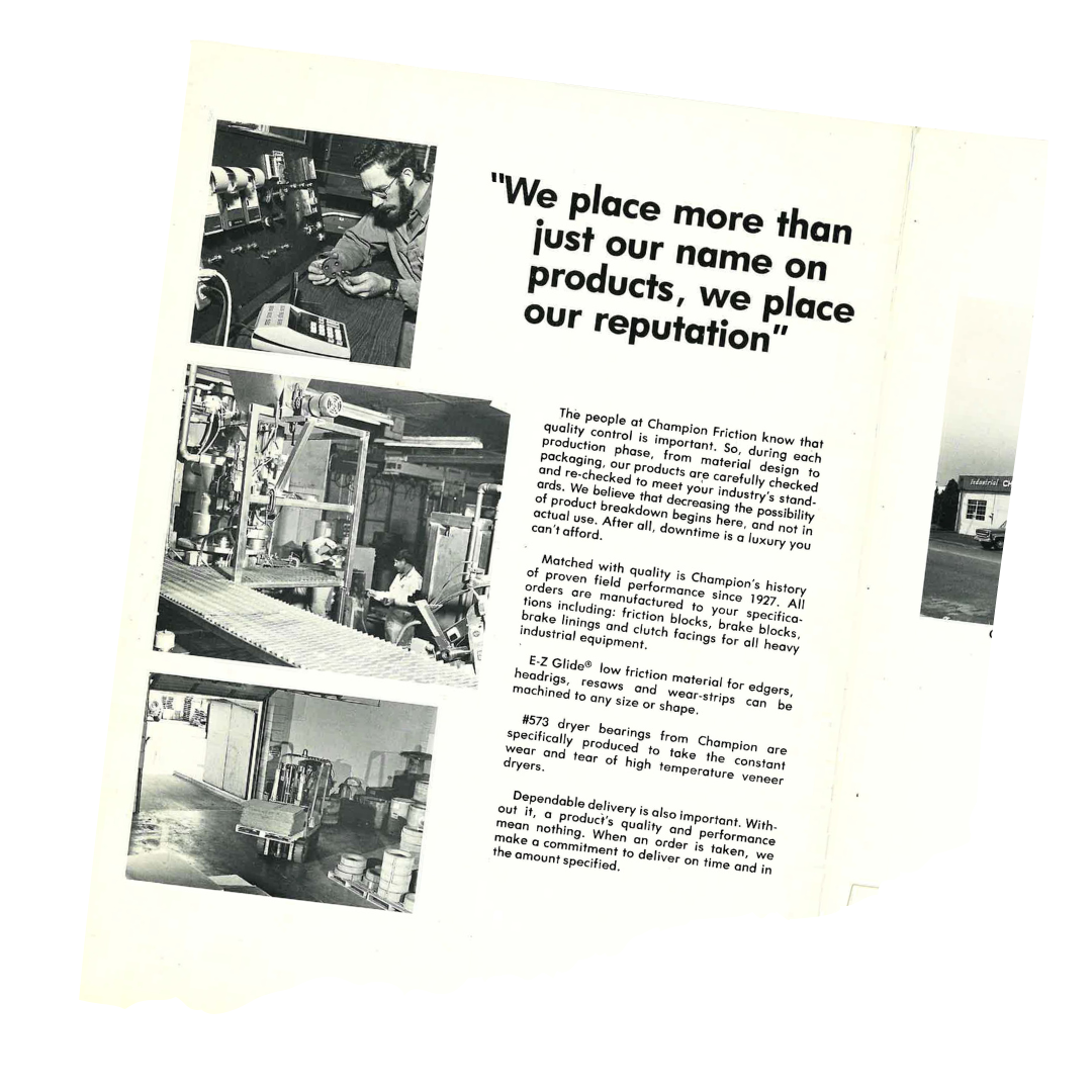 Friction Minute | Blog | Champion Friction Technologies