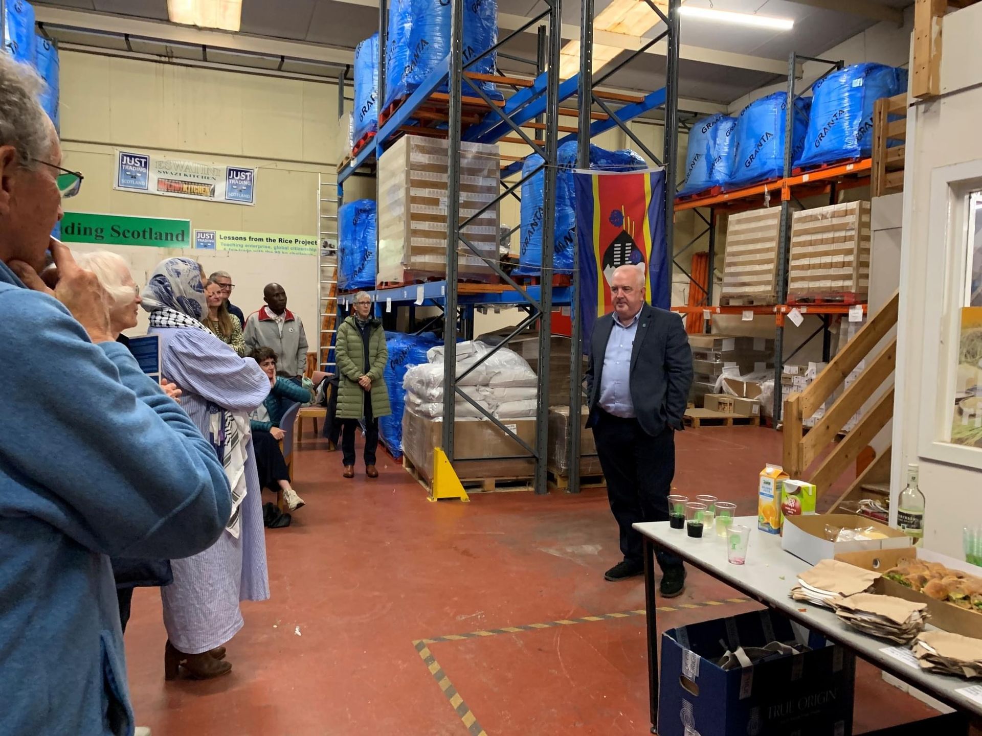 Open Day at True Origin Warehouse with Howard