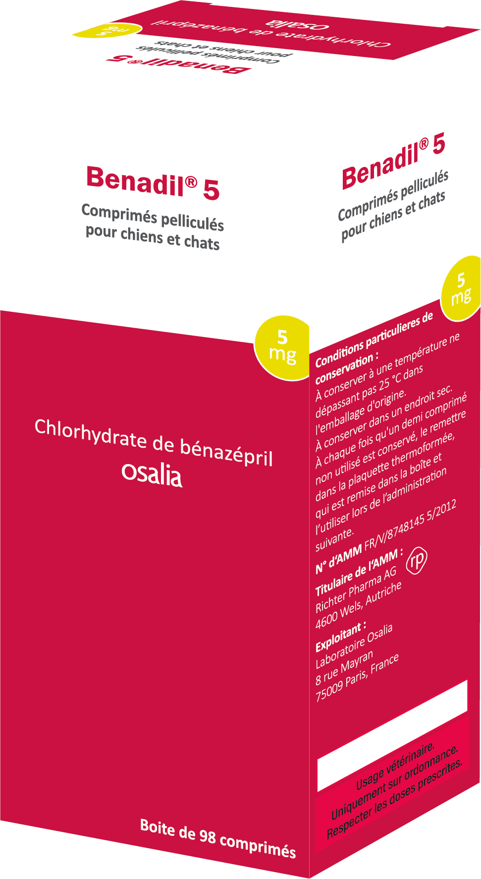 Gamme médicament vétérinaire Osalia