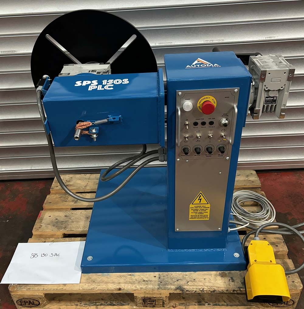 New 150 Kgs capacity programmable welding positioner