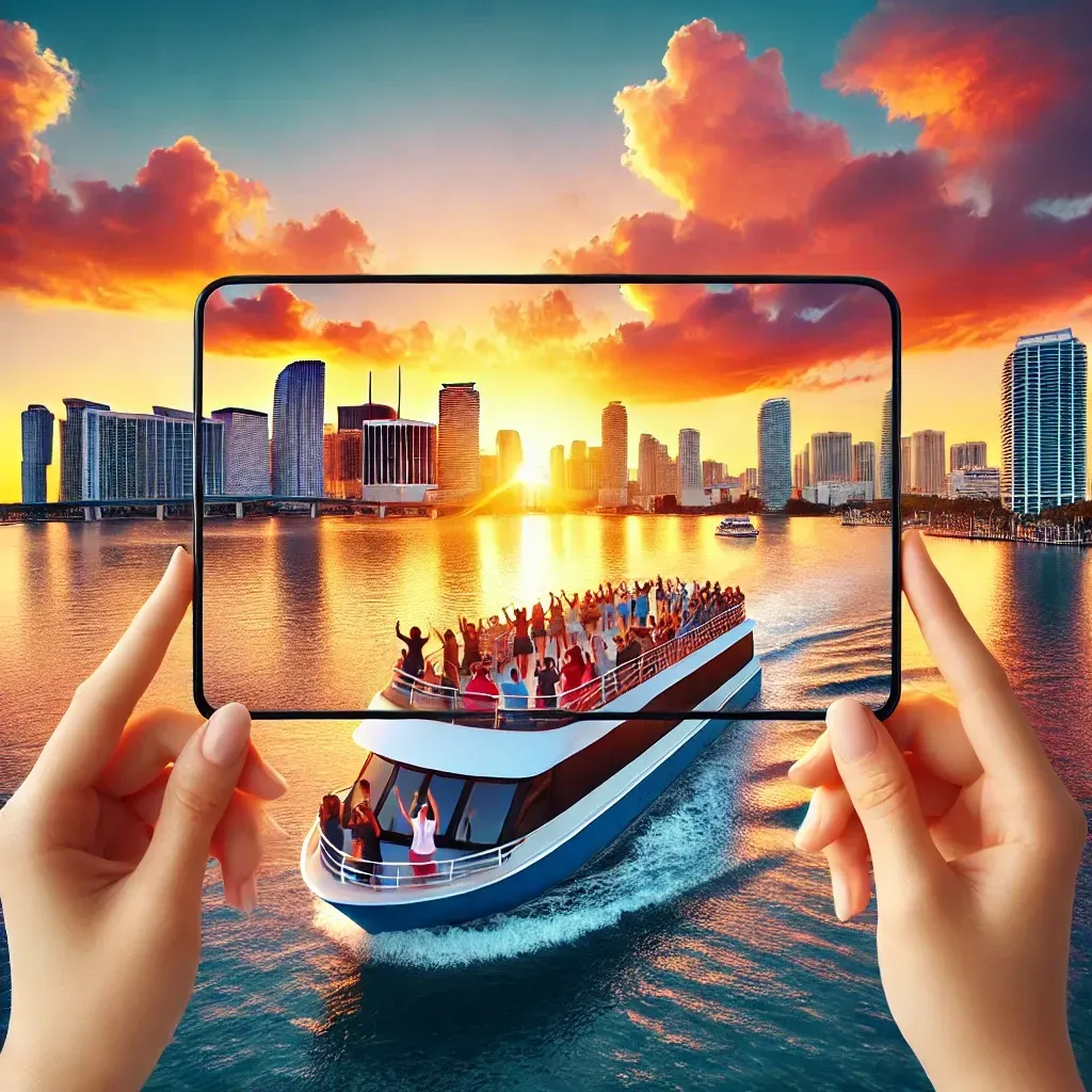 Best of Both Worlds Boat Tour - A Miami Sunset and Star Island Boat Tour