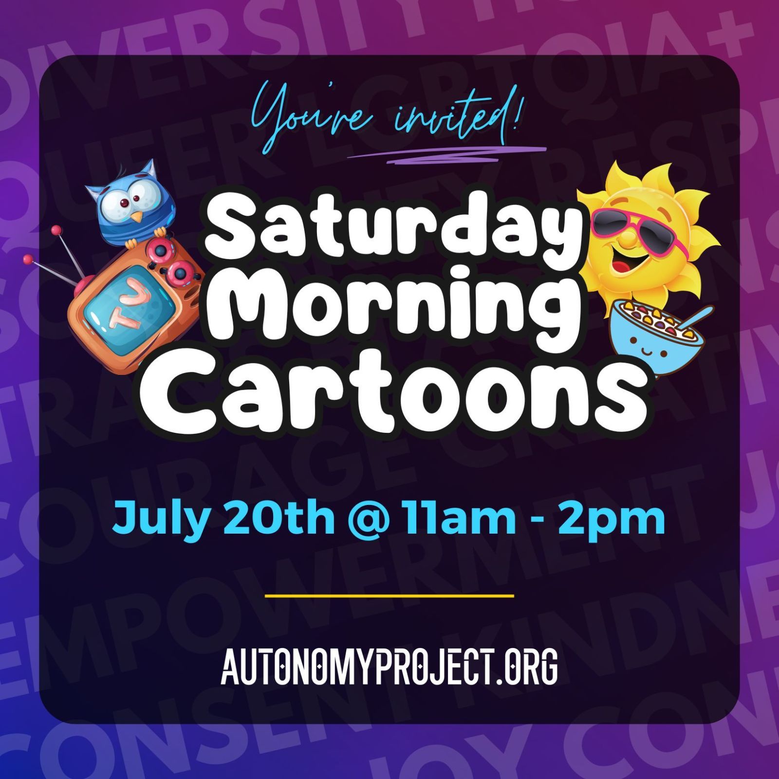 Upcoming Events | Autonomy Project