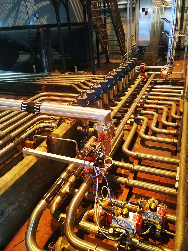 Installation of Rum Disgorging Plant Case Study | JBD Tritec