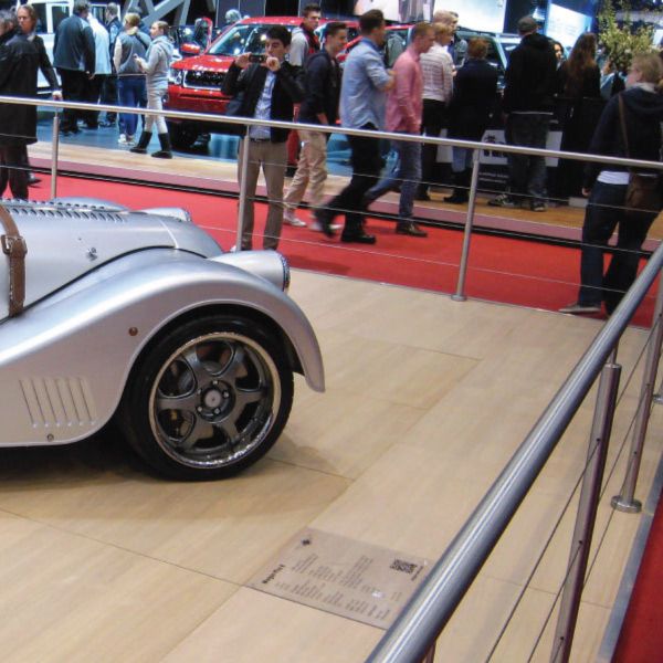 Car Exhibition Floors & Car Display Stand Flooring